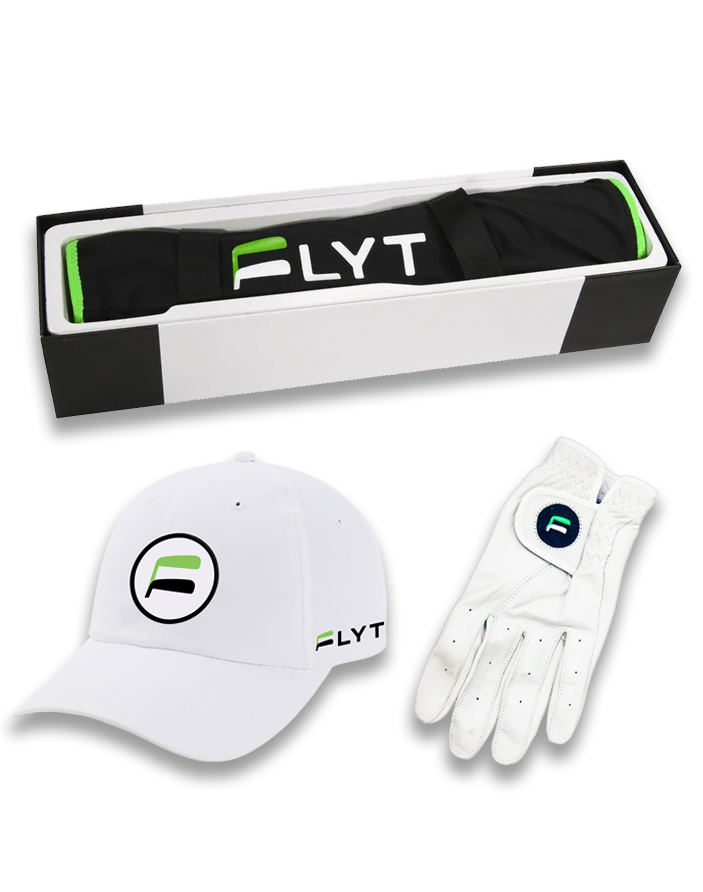 FLYT Player's Bundle - FLYT Sleeve, Hat, and Glove – FLYT Golf